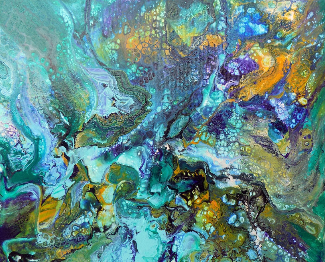 Large Modern Abstract Painting Art Wall Art Canvas Home Decor Original ...