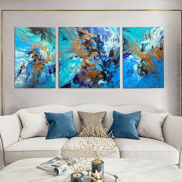 Triptych Canvas - Etsy