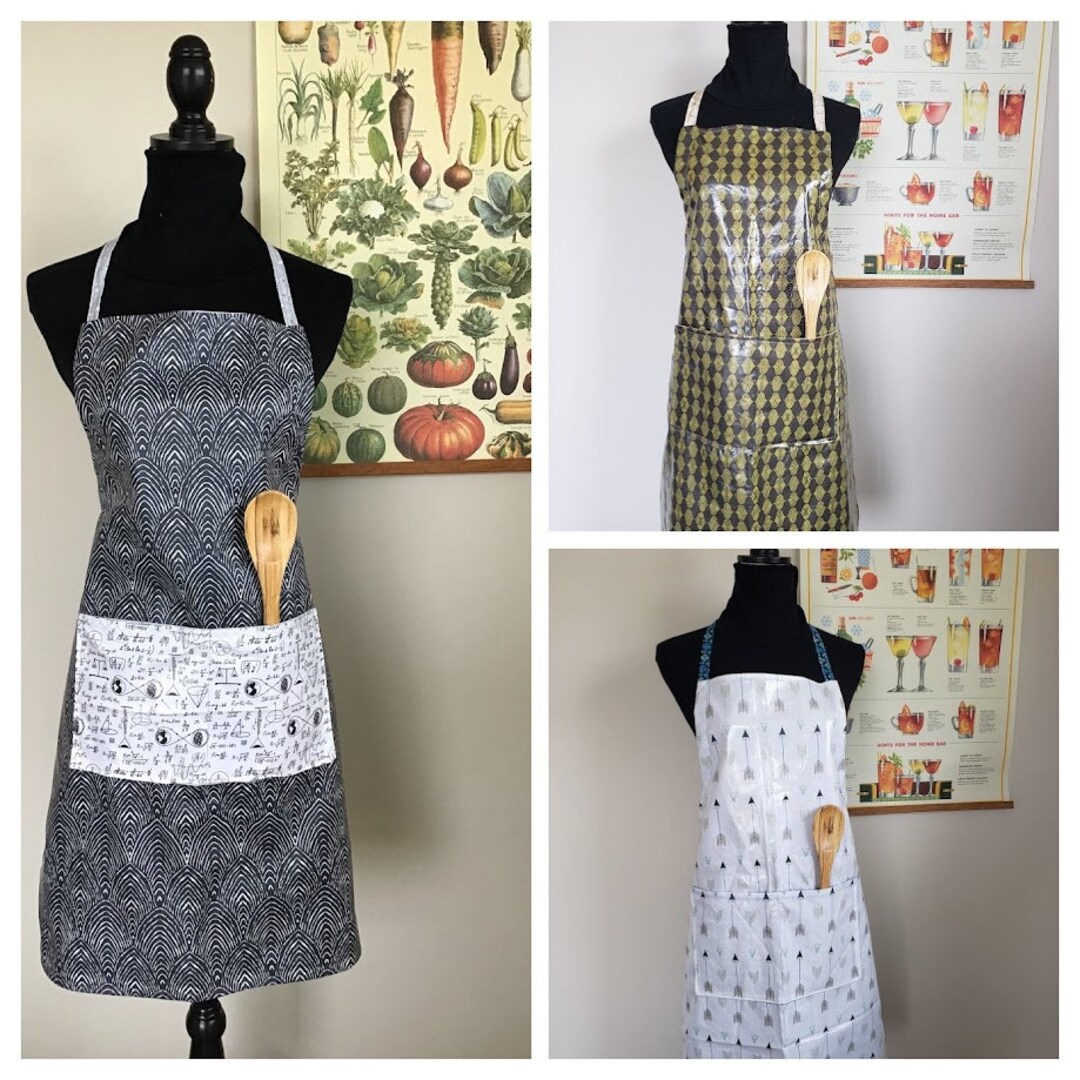 Laminate Adult Apron, Carpenter Style, Wipeable, Fully Adjustable ...