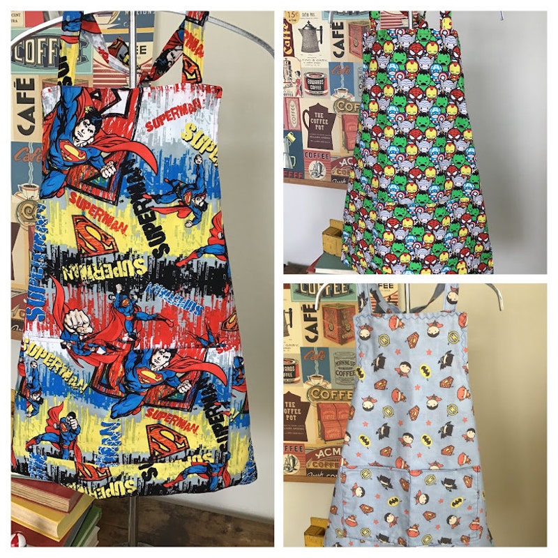 Superhero Apron - Etsy