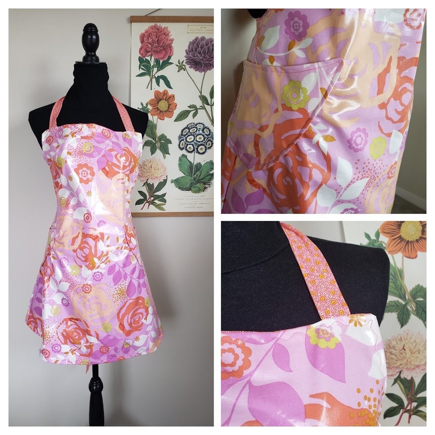 Laminate Adult Wrap-around Style Apron, Extended Hip Coverage ...