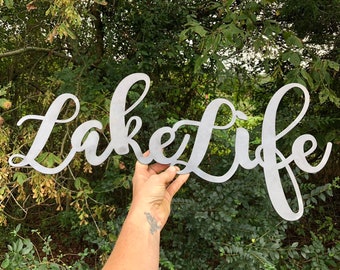 Lakehouse Metal Art - Etsy