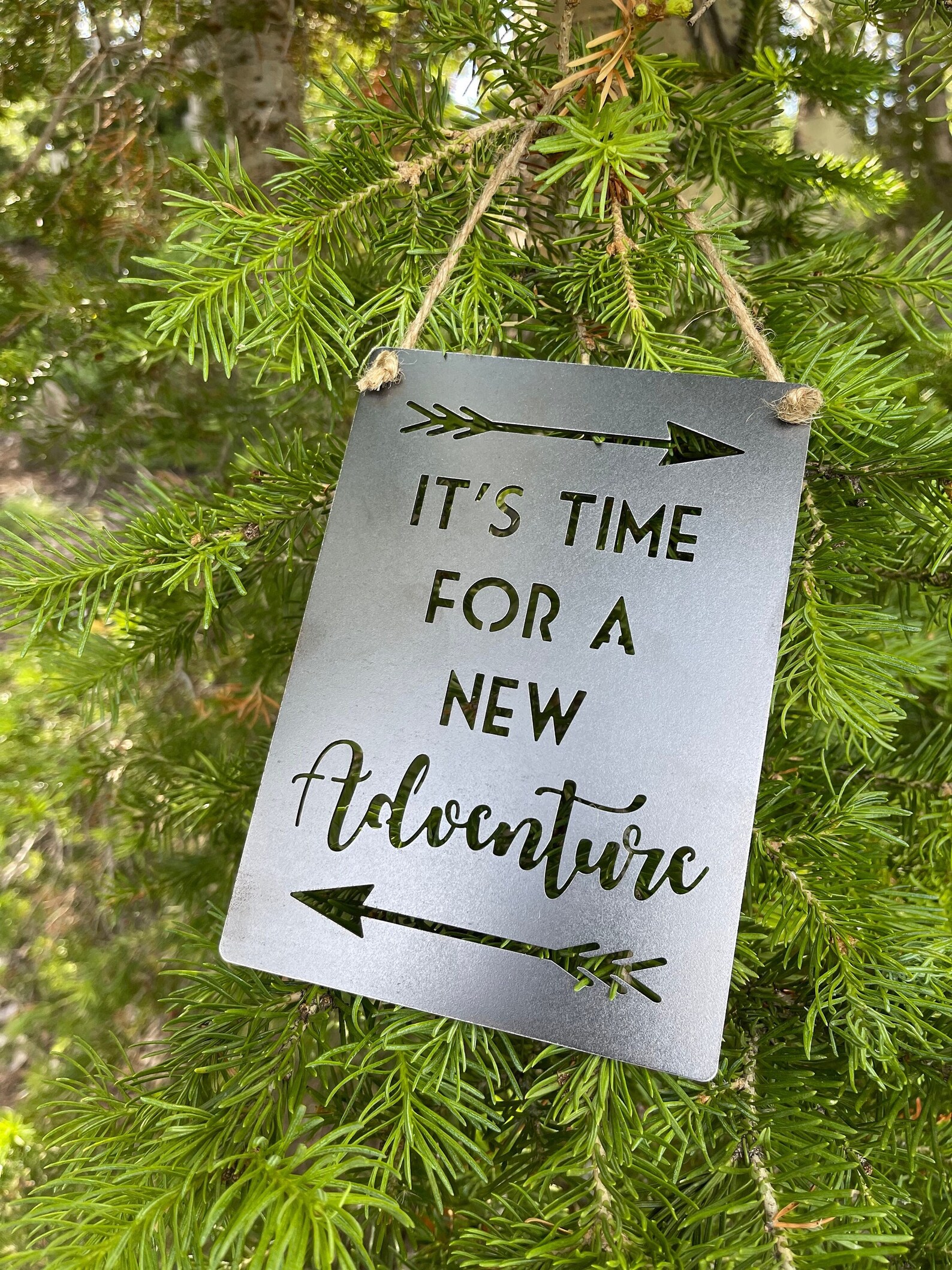It's Time for a New Adventure Metal Sign 5" X 7" Hiking Camping Explore ...