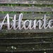 23 Atlanta Rustic Raw Steel Cursive Word Sign Georgia GA ATL City Metal ...