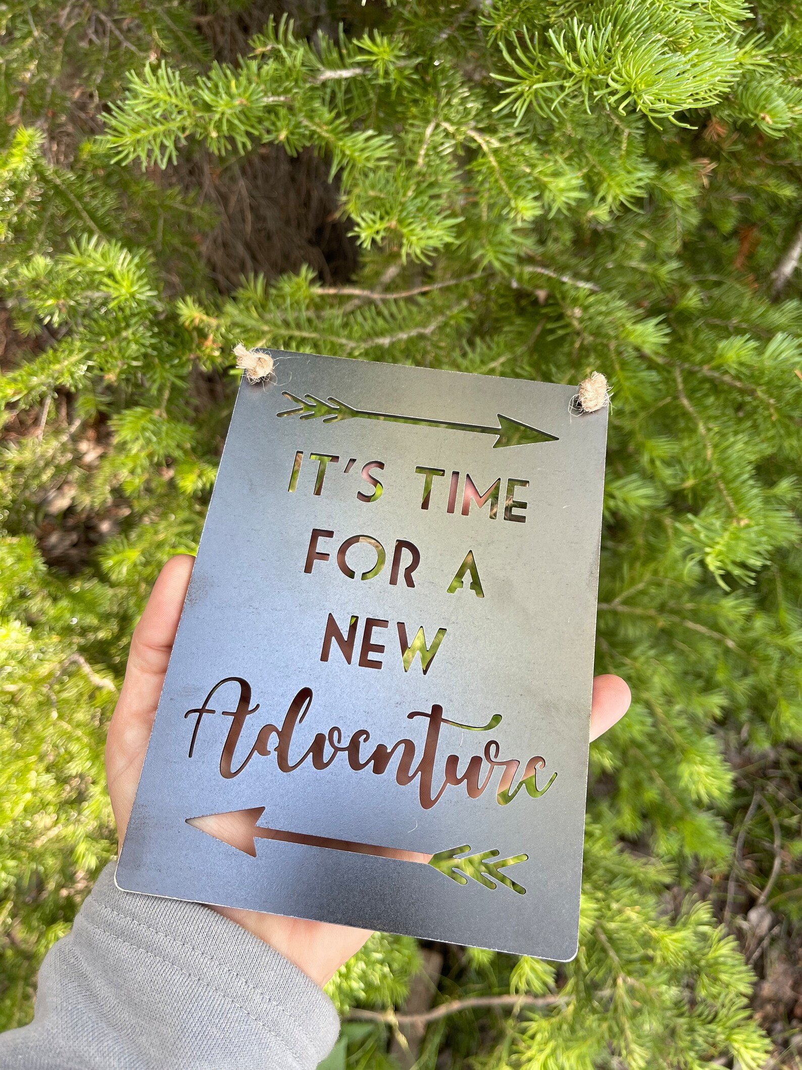 It's Time for a New Adventure Metal Sign 5" X 7" Hiking Camping Explore ...