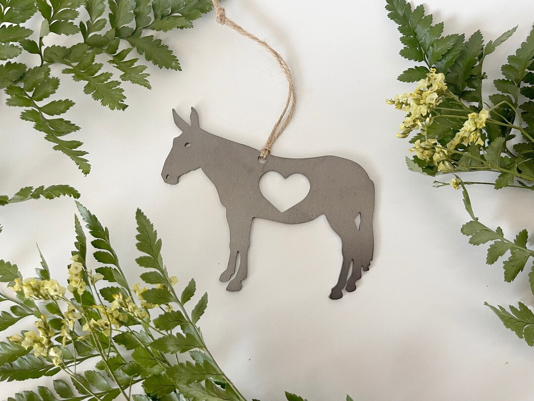 Mule Metal Heirloom Ornament Made From Raw Steel - Etsy