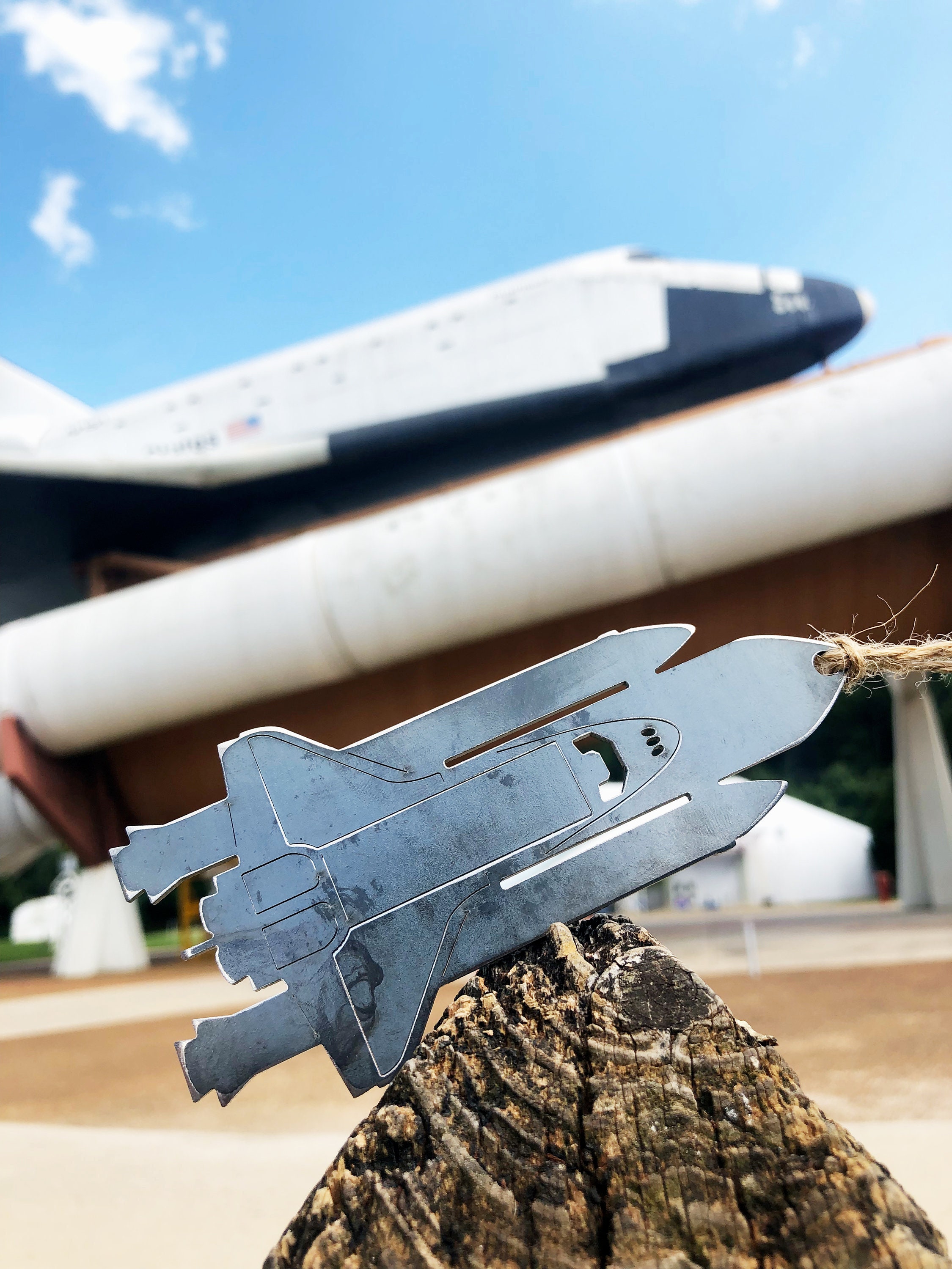 Space Shuttle Metal Heirloom Ornament Made From Raw Steel - Etsy