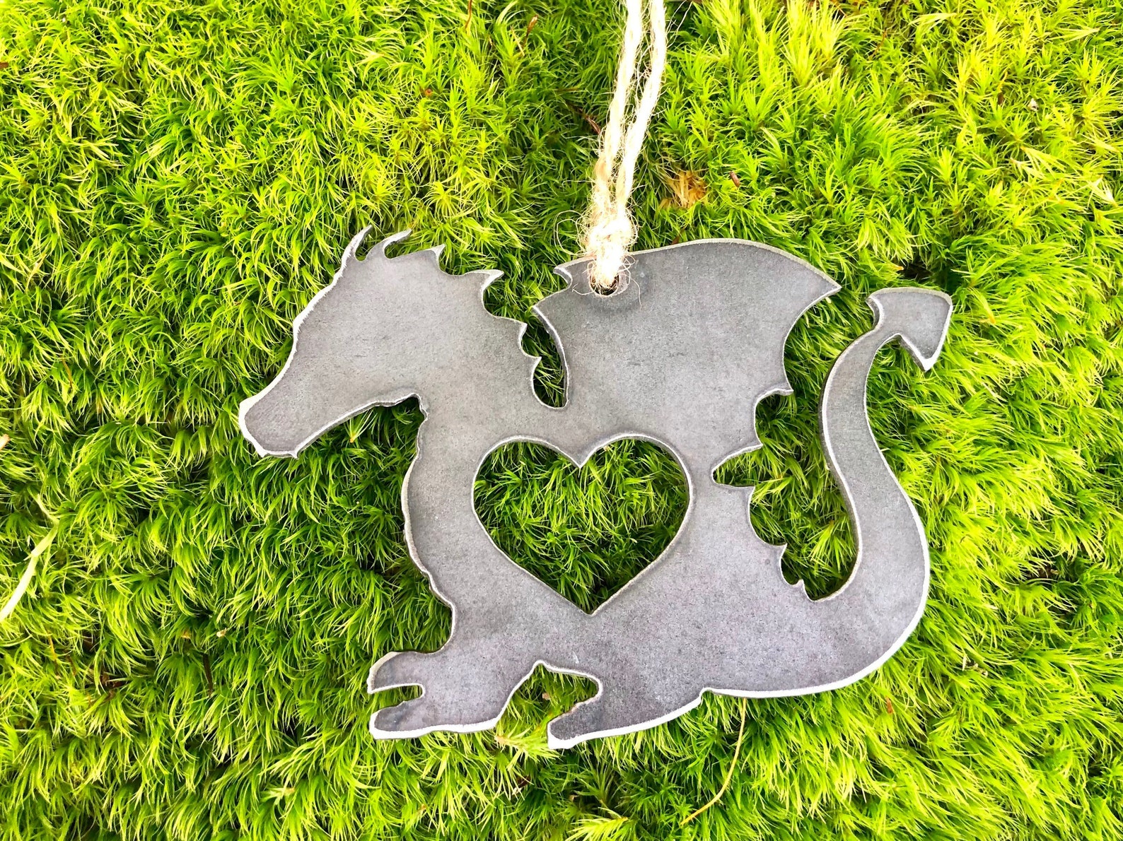 Dragon Christmas Ornament Metal Dragons Made From Recycled - Etsy
