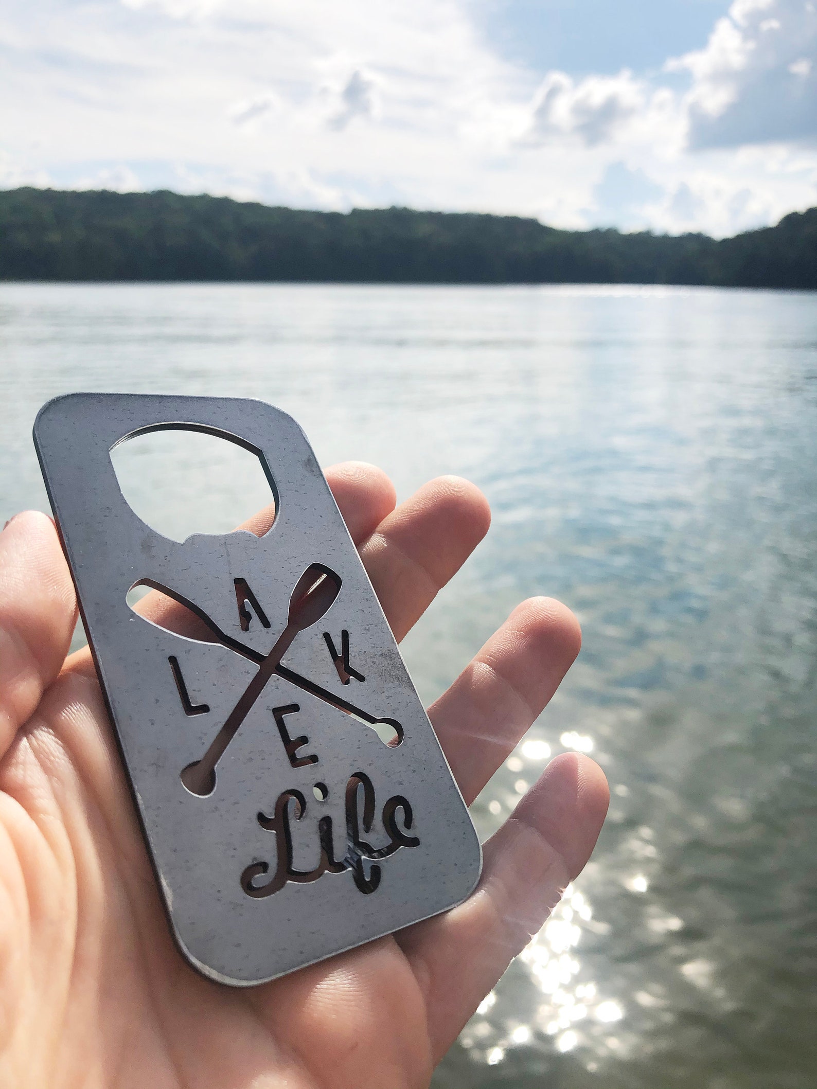 Lake Life Metal Bottle Opener Made From Raw Steel - Etsy
