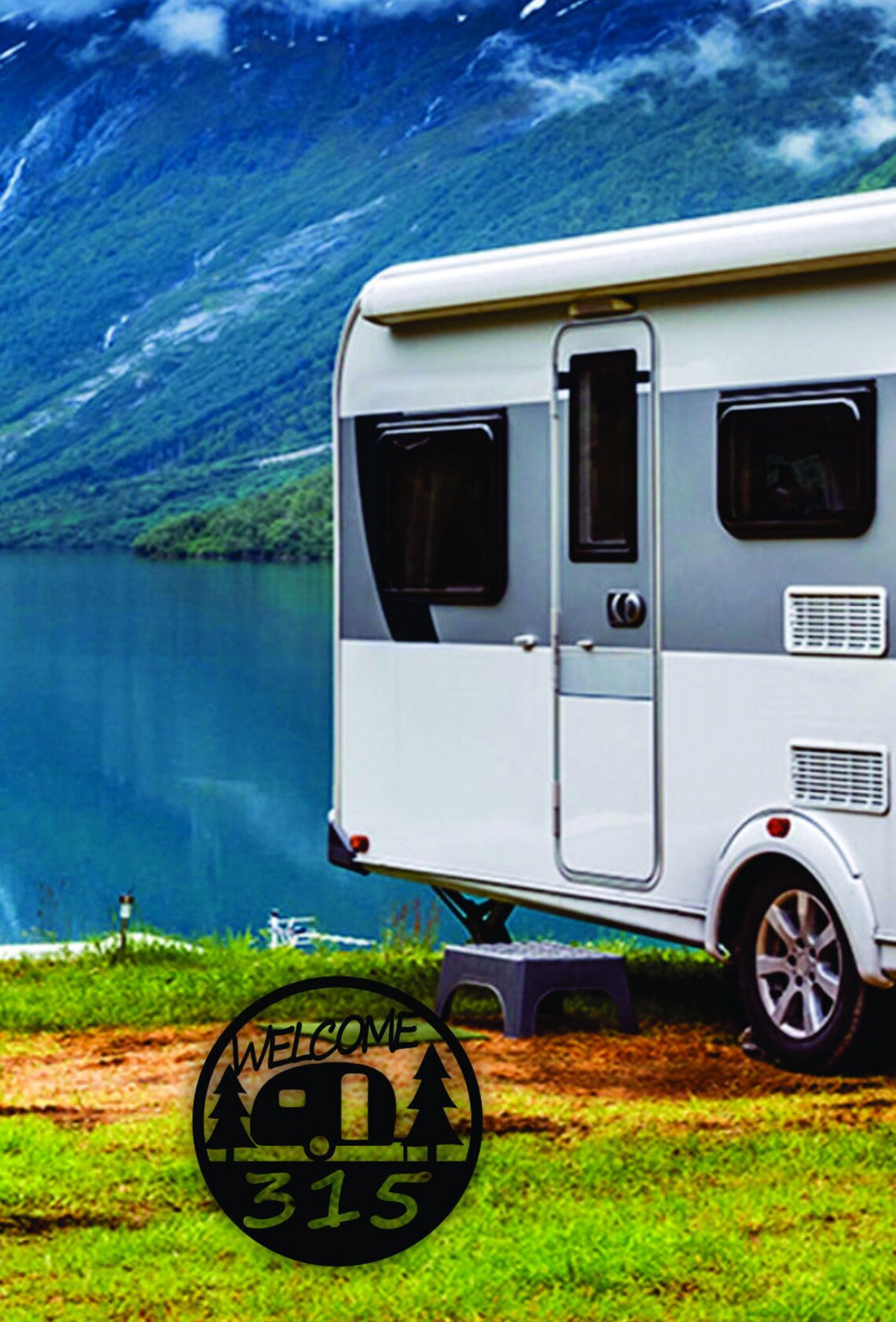 Custom Campsite/campground Personalized Lot Number Sign Metal - Etsy