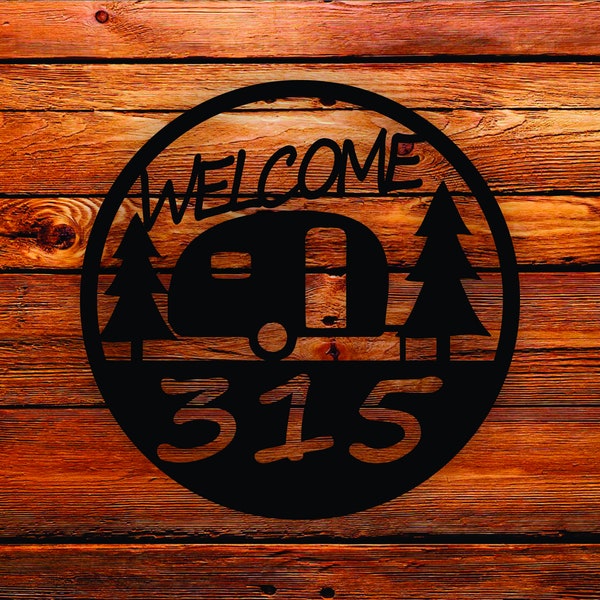 Campsite Number Signs - Etsy