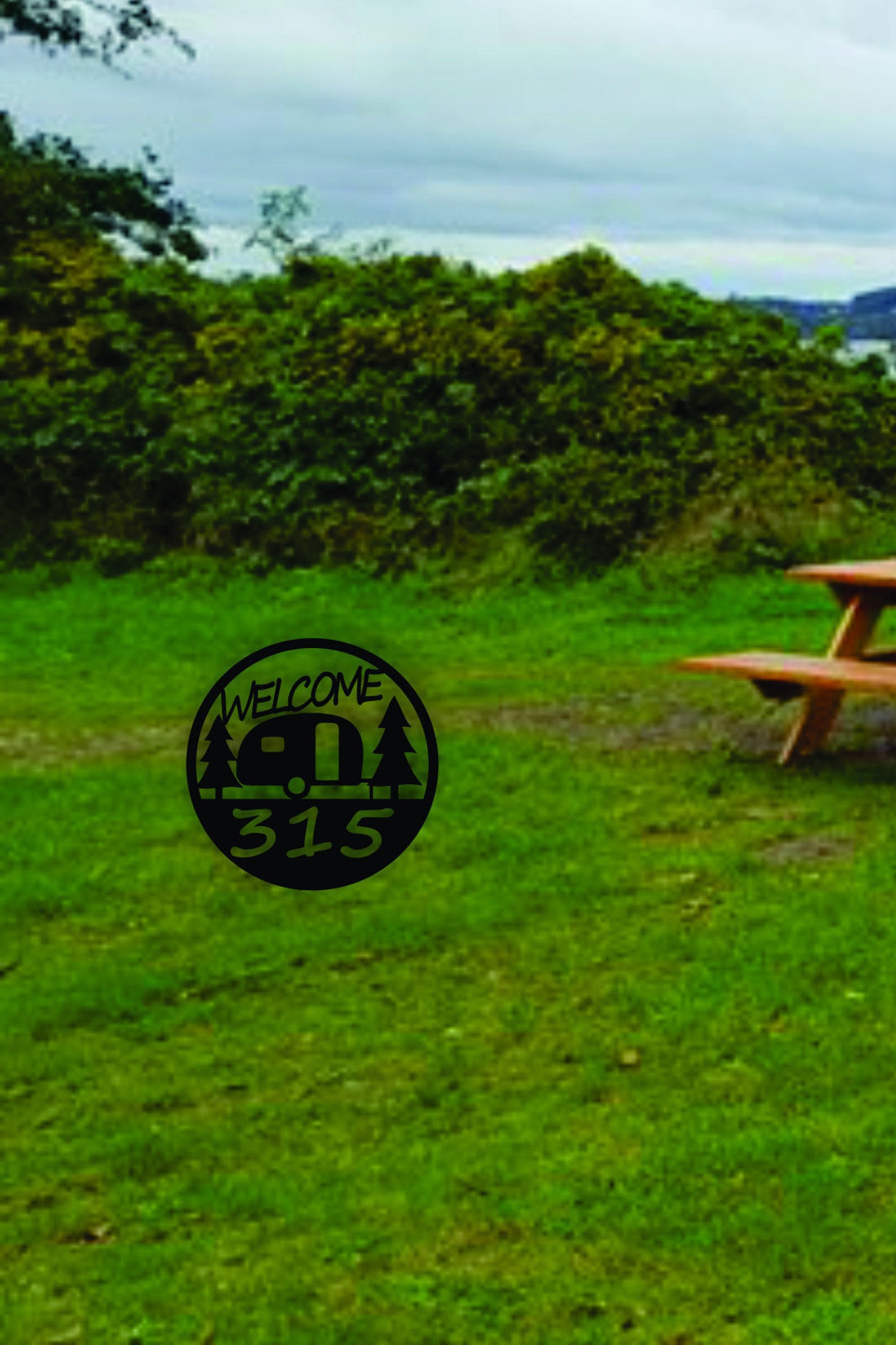 Custom Campsite/campground Personalized Lot Number Sign Metal - Etsy