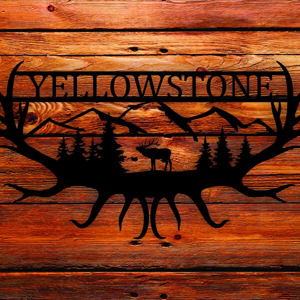 Yellowstone Metal Art - Etsy