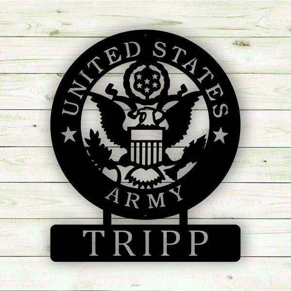 Us Army Metal Art - Etsy
