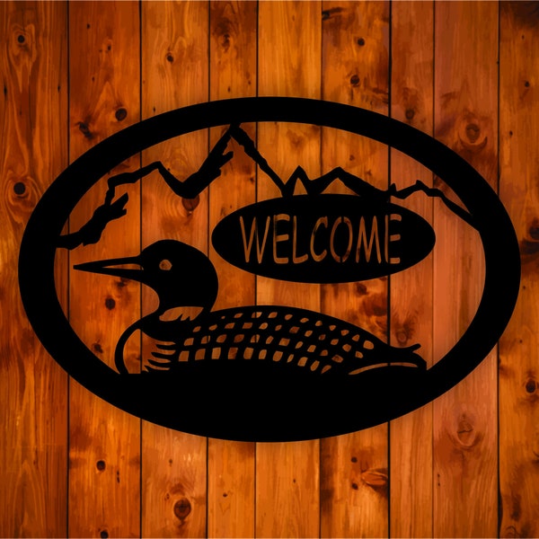 Steel Welcome Sign - Etsy