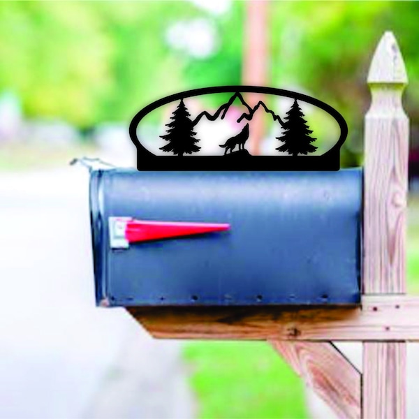 Mailbox Toppers Wolf - Etsy