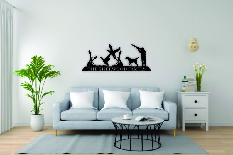 Personalized Duck Hunting Metal Wall Art Hanging - Etsy