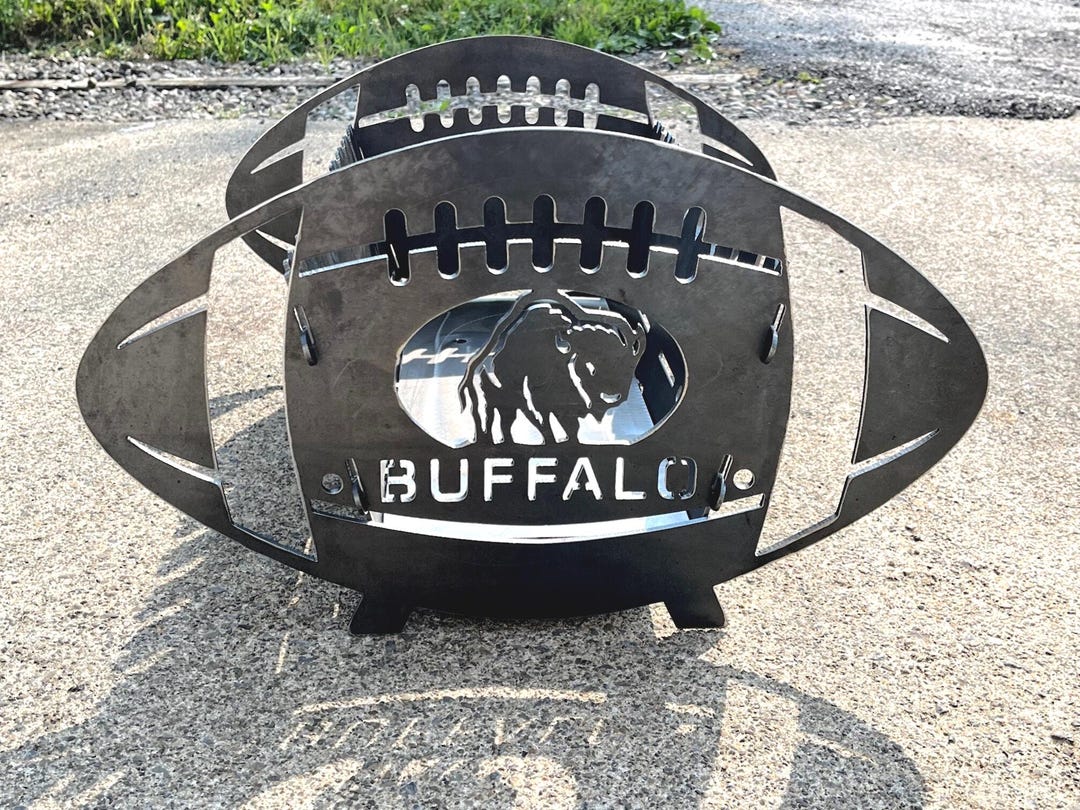 Buffalo Bills Football Collapsible Steel Fire Pit Grill - Etsy