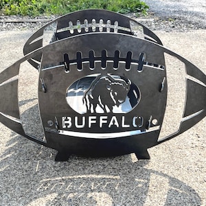 Buffalo Bills Football Collapsible Steel Fire Pit Grill - Etsy