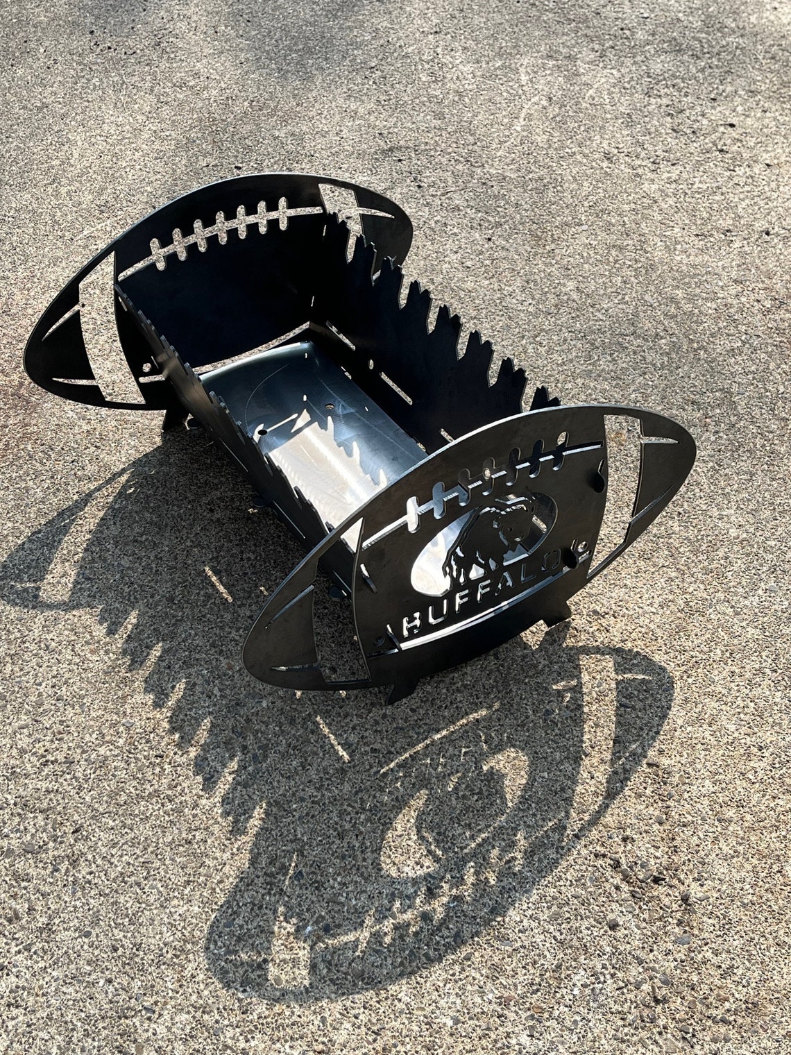 Buffalo Bills Football Collapsible Steel Fire Pit Grill - Etsy