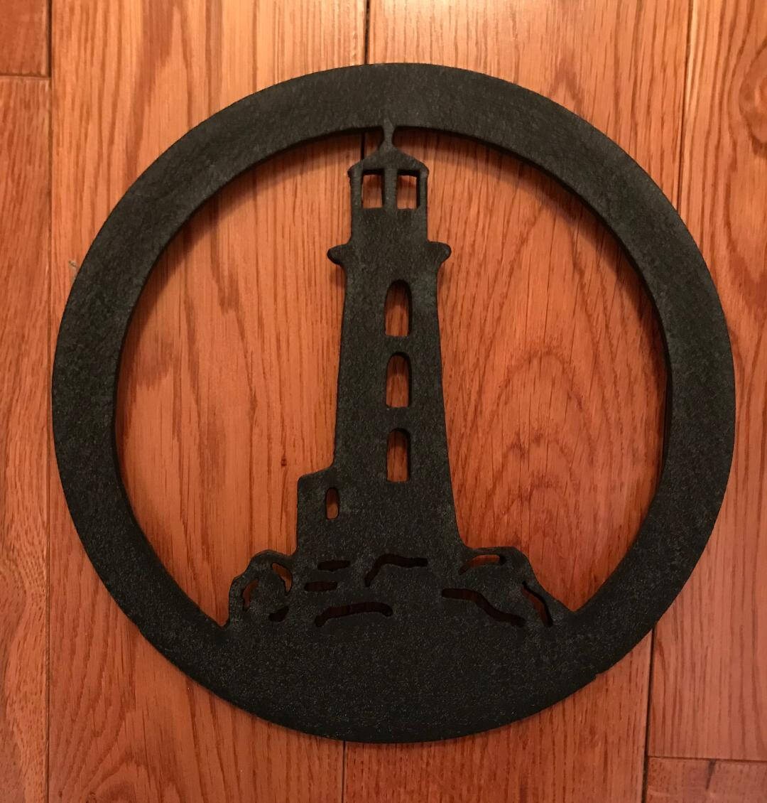Lighthouse Themed Steel Trivet - Etsy