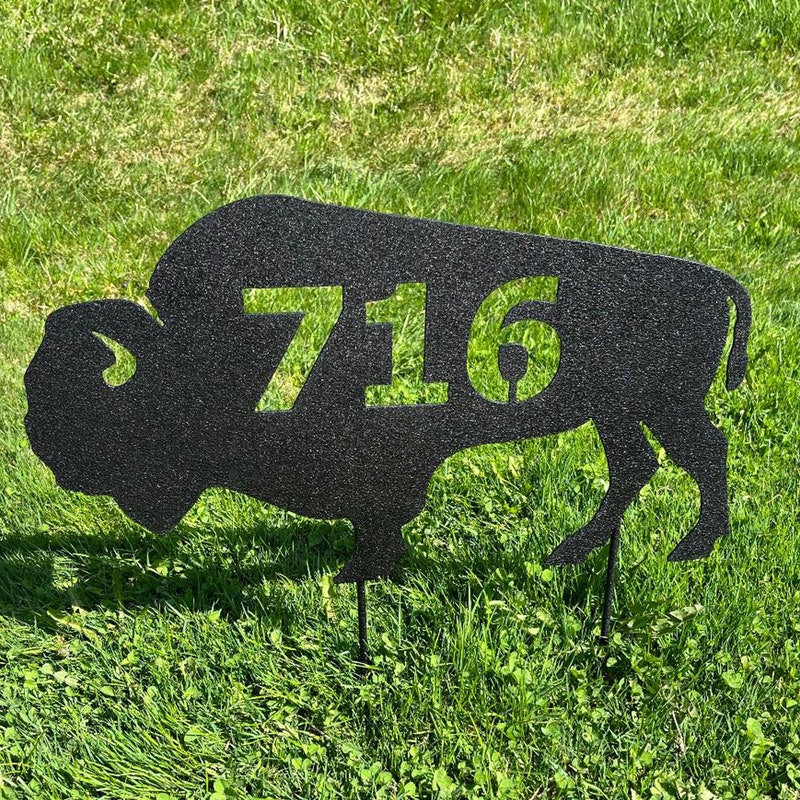 Metal Bison Sign - Etsy