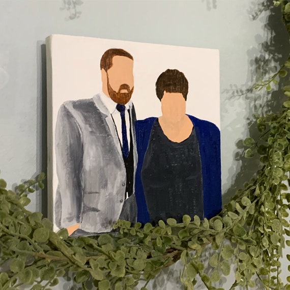 Custom Portrait Painting on Canvas | Etsy