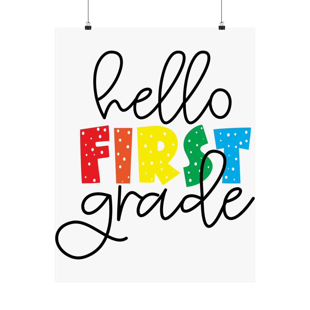 Hello 1st Grade Classroom Poster For Teachers Matte Vertical Posters Etsy hello-1st-grade-classroom-poster-for-teachers-matte-vertical-posters-etsy