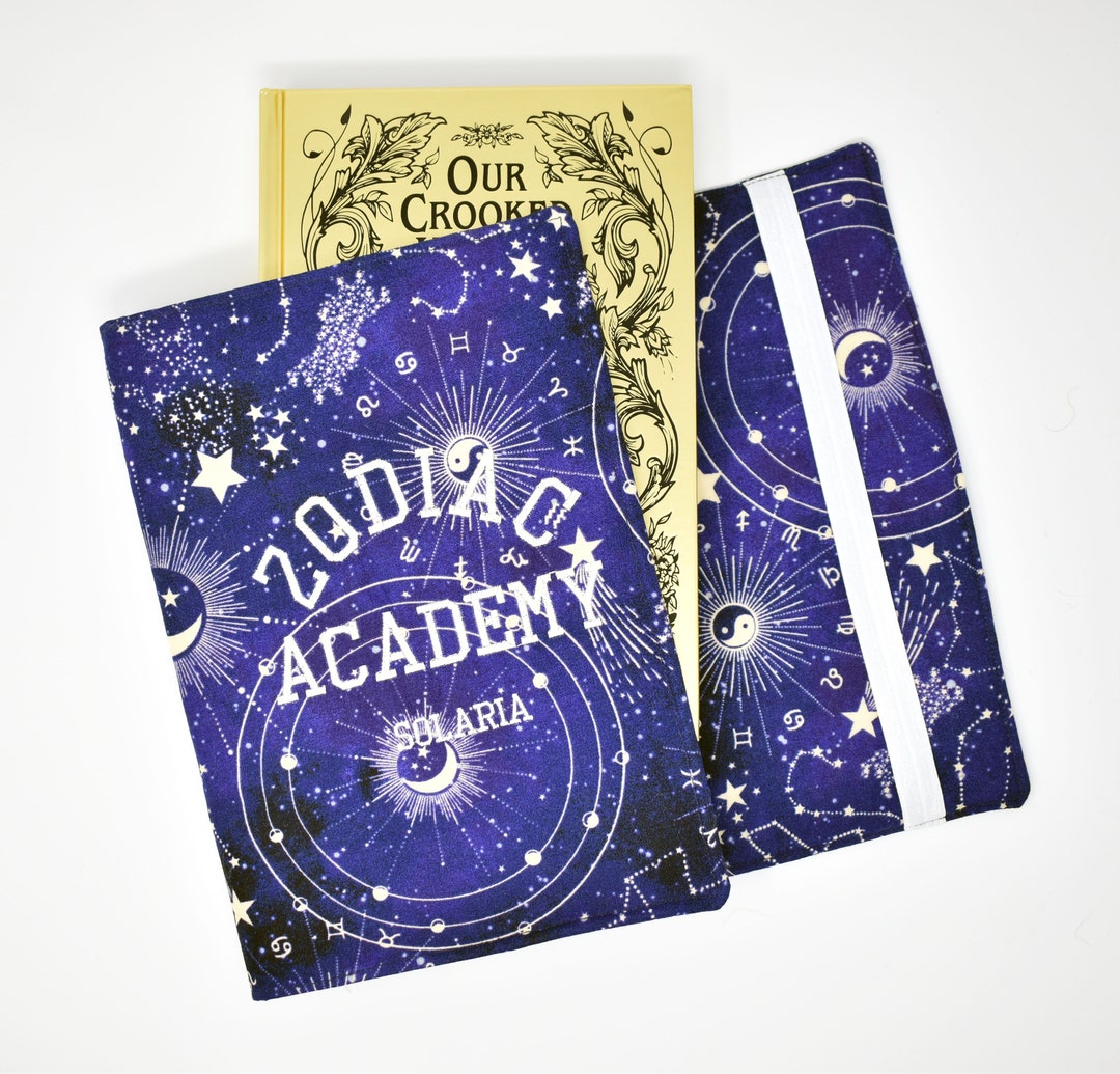 Adjustable Reusable Book Cover Fabric Book Cover Zodiac Academy Solaria ...