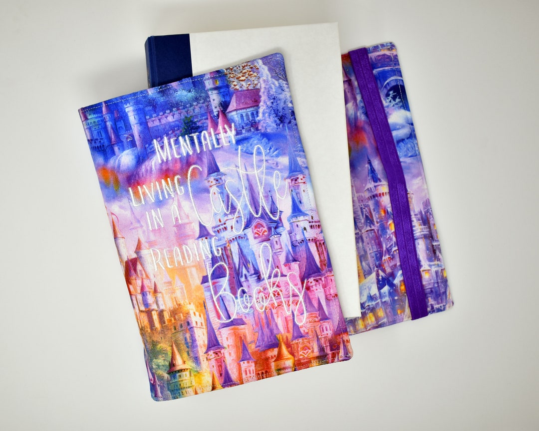 Adjustable Reusable Book Cover Fabric Book Cover Mentally Living in a ...