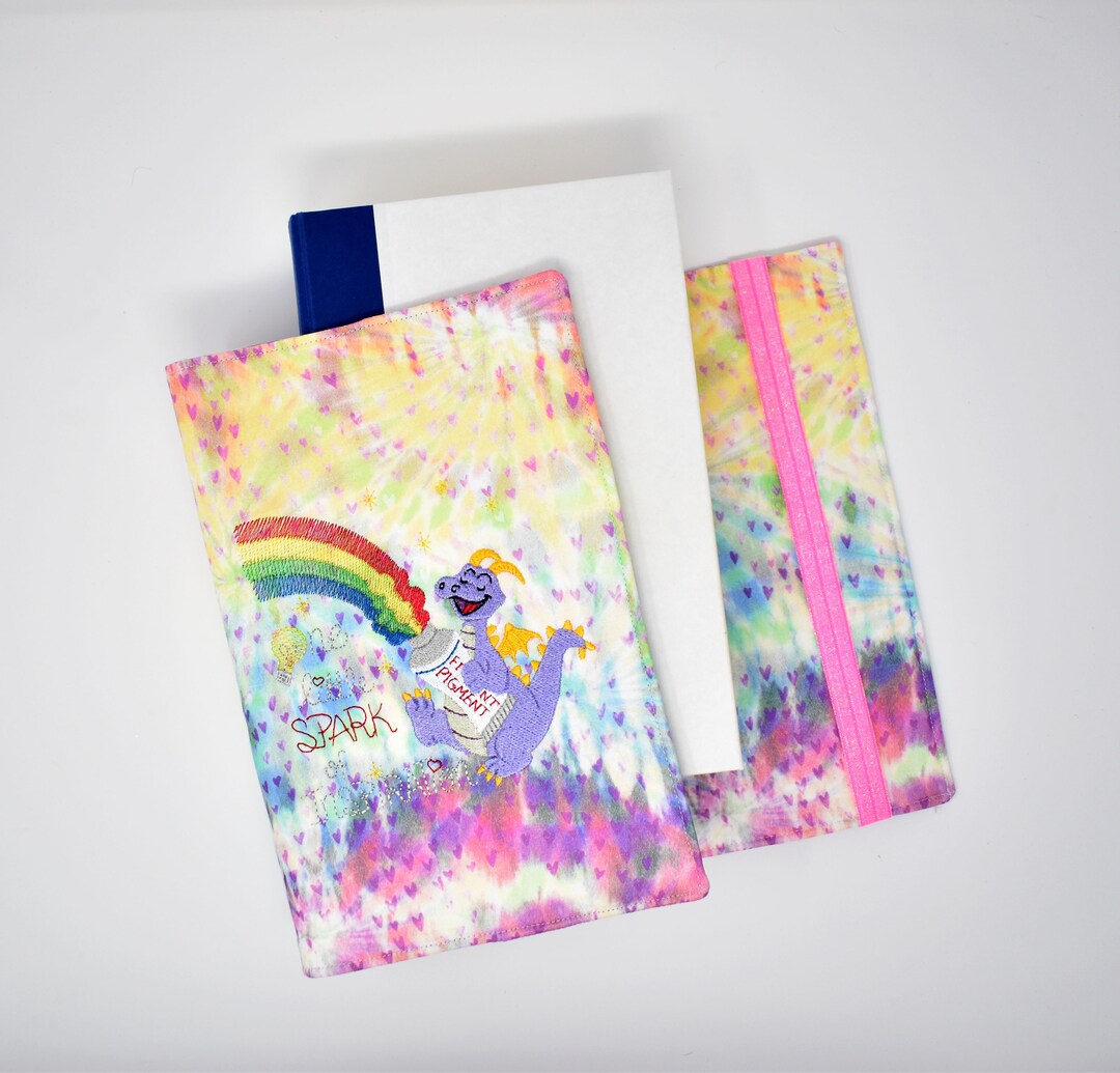 Adjustable Reusable Book Cover Fabric Book Cover Figment One Little ...