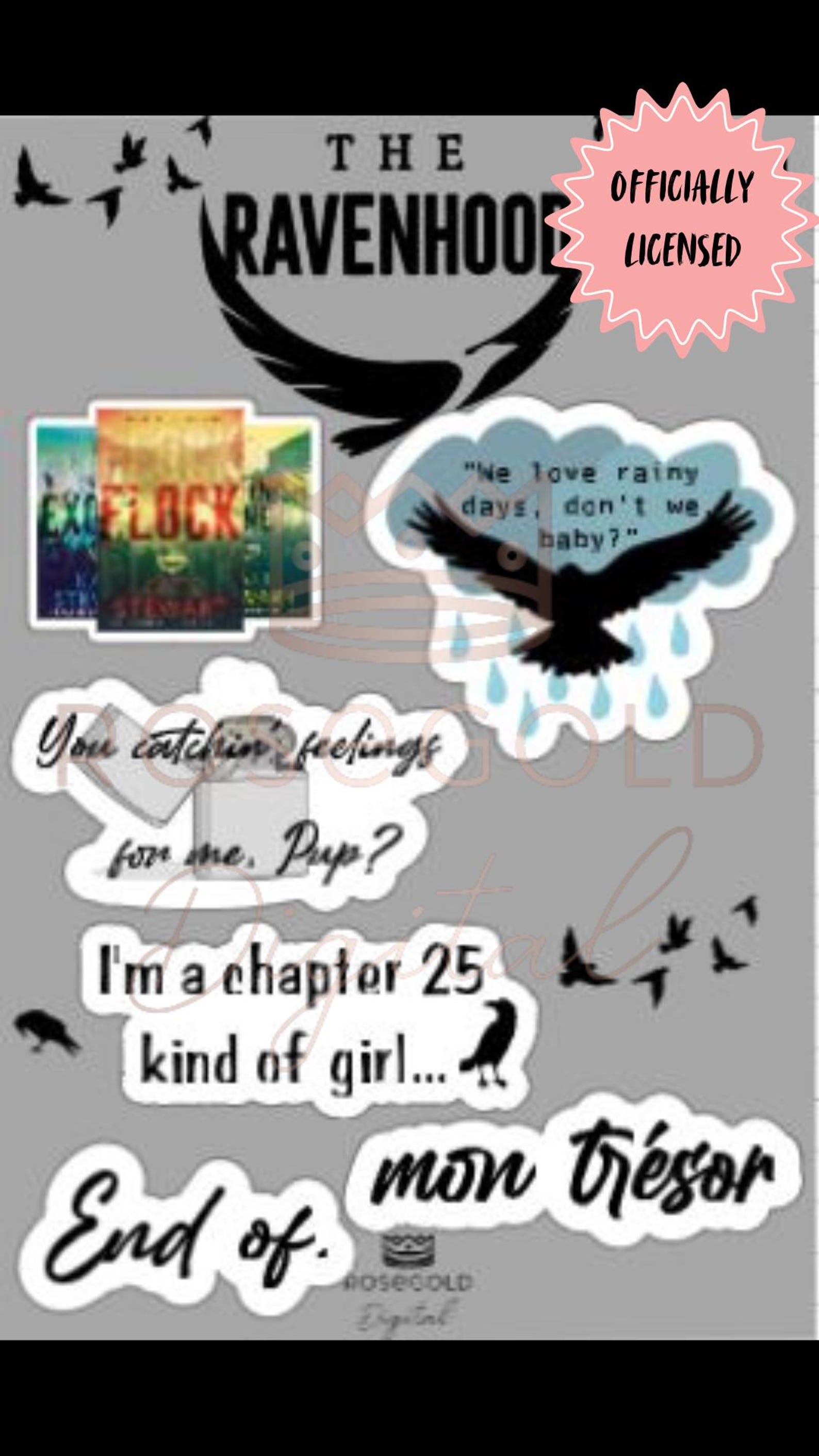 Flock Ravenhood® Inspired Sticker Sheet**officially LICENSED** - Etsy