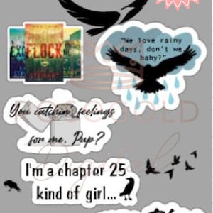 Flock Ravenhood® Inspired Sticker Sheet**officially LICENSED** - Etsy