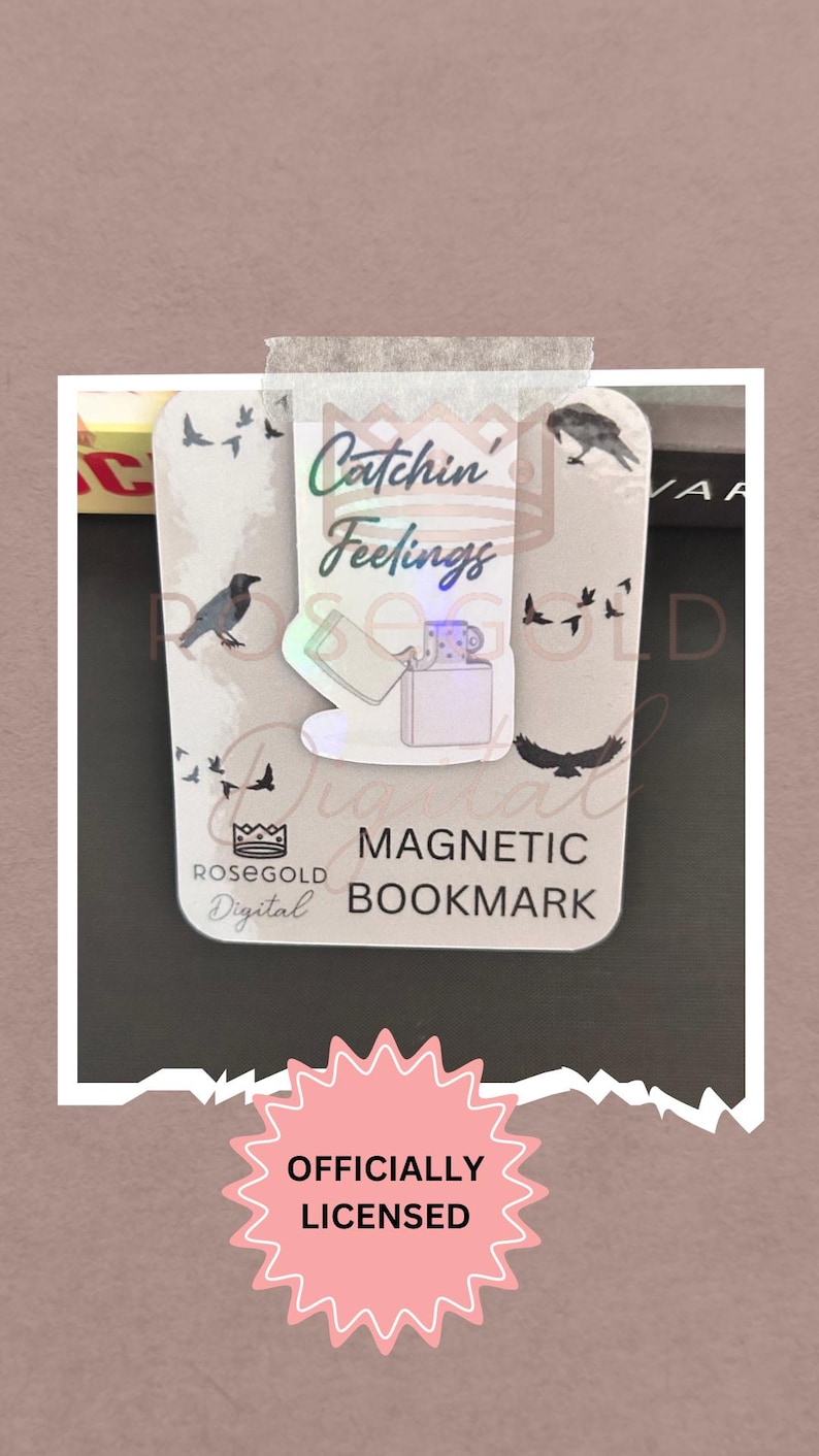 The Ravenhood® Inspired Magnetic Bookmark- Catchin' Feelings ...