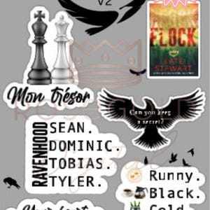 Flock the Ravenhood® Inspired Sticker Sheet, Version 2 **OFFICIALLY ...