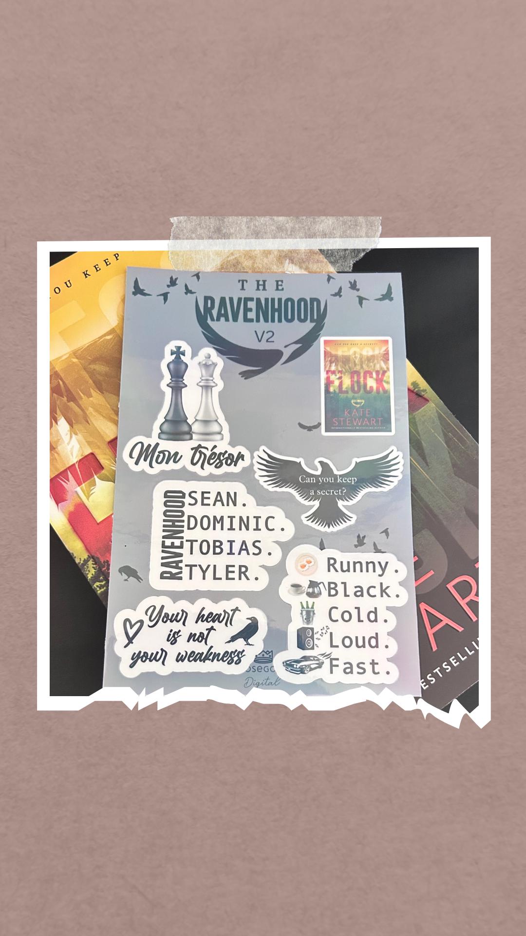 Flock the Ravenhood® Inspired Sticker Sheet, Version 2 **OFFICIALLY ...