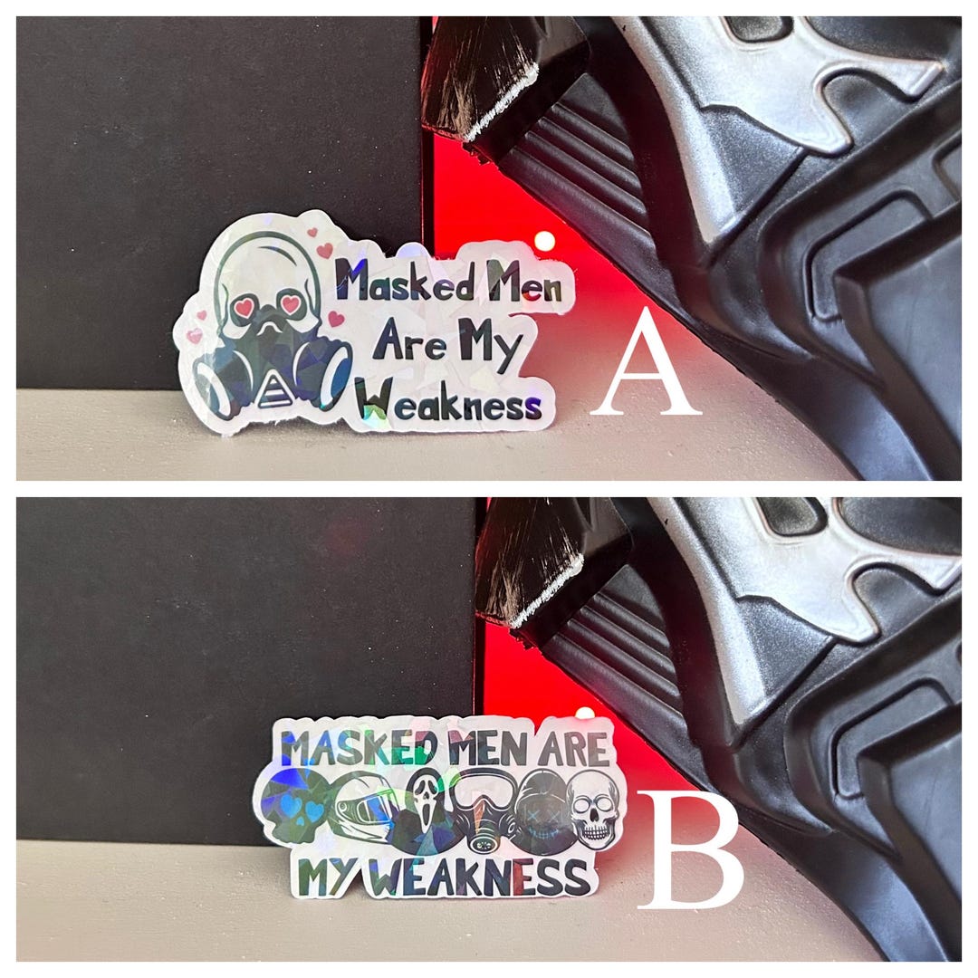 Dark Romance Inspired Sticker, Masked Men Are My Weakness - Etsy