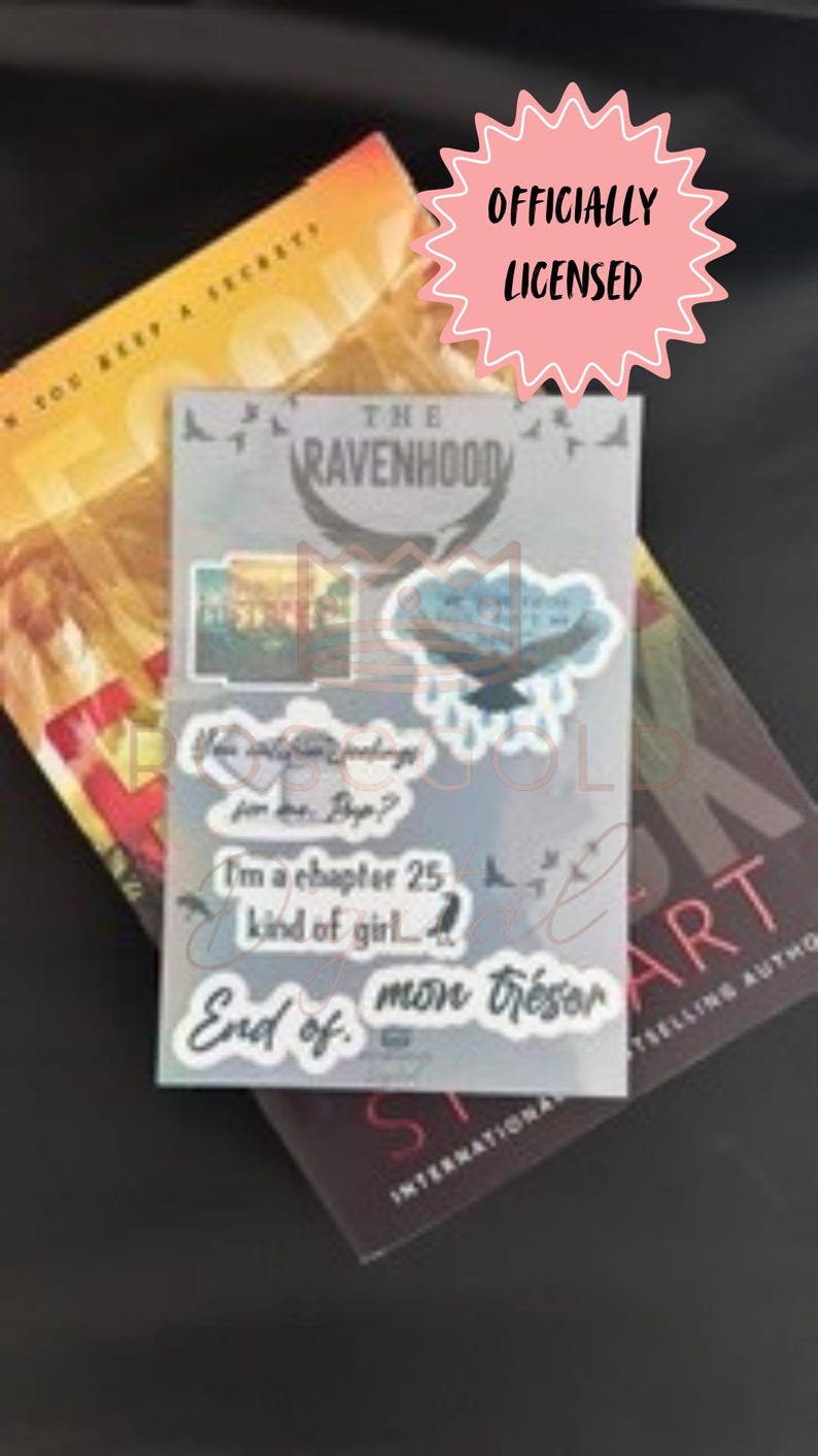 Flock Ravenhood® Inspired Sticker Sheet**officially LICENSED** - Etsy
