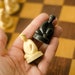 Large Chess Set COSSACK With Wooden Chess Board Ukrainian - Etsy