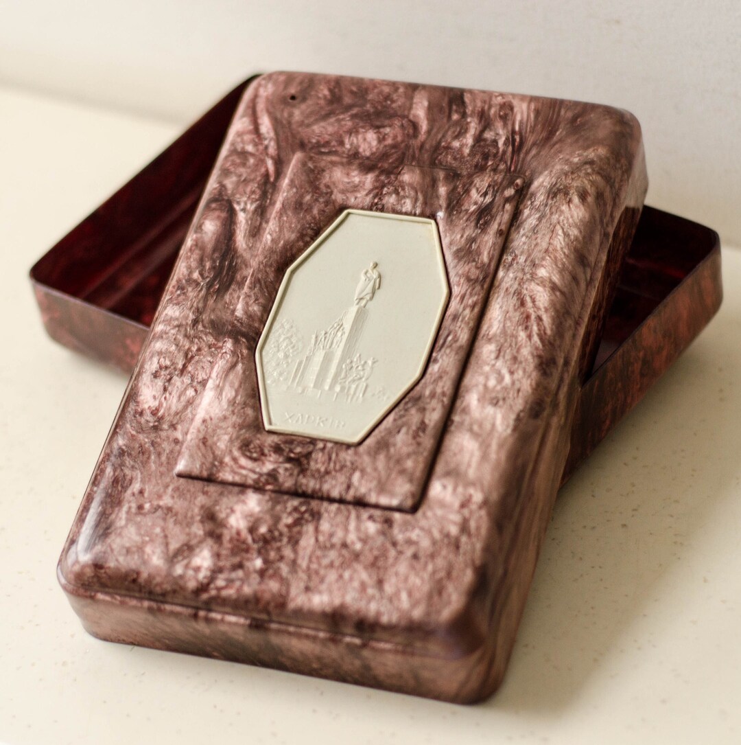 Celluloid Box taras Shevchenko, Memory Box With Lid, Pill Box Vintage ...