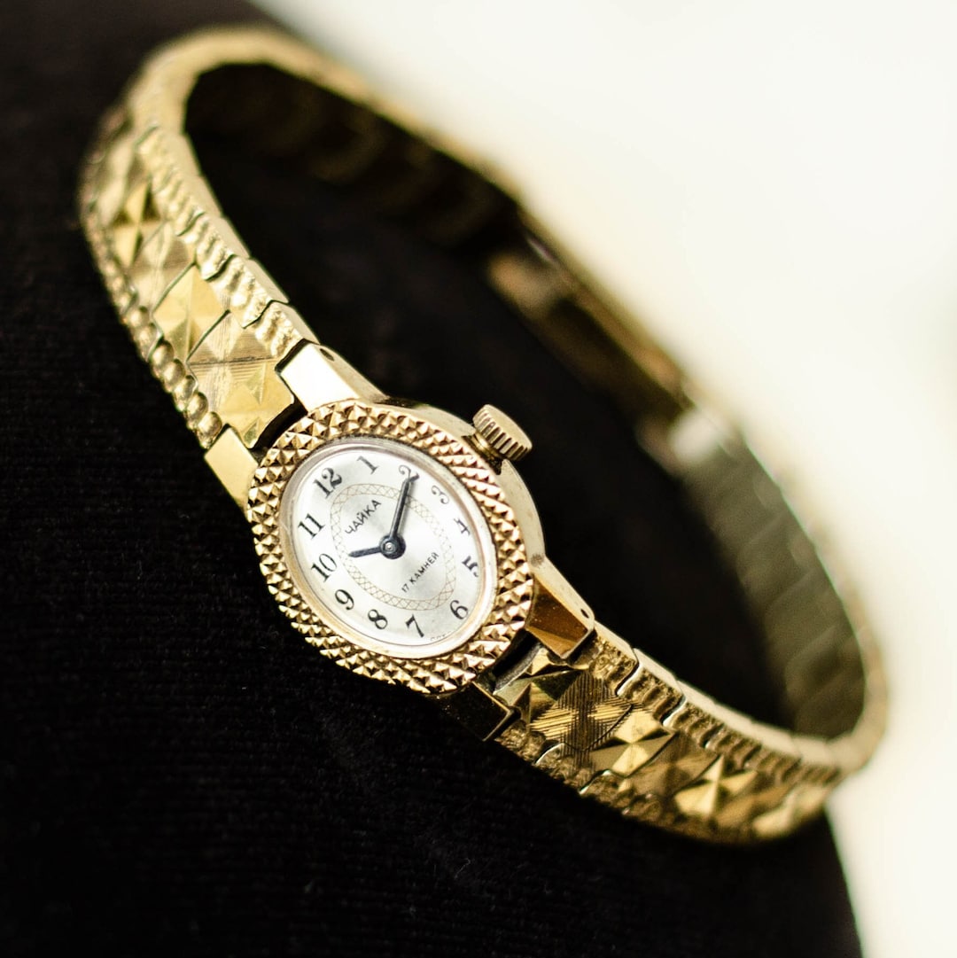 Small Watch CHAIKA Mechanical Watch Bracelet, Soviet Watches for Women ...