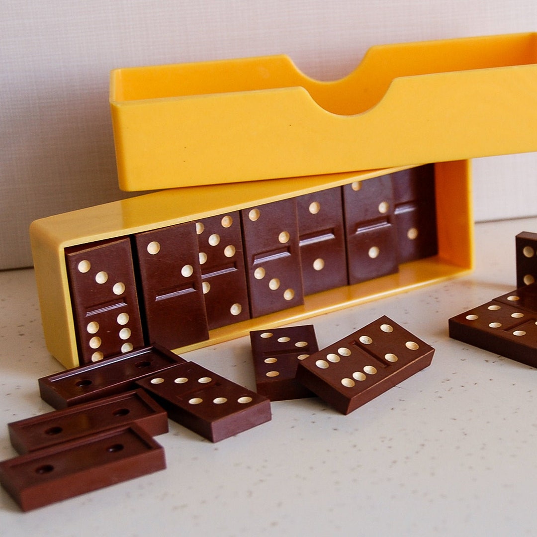 Soviet Vintage DOMINO SET for Board Game Lover, Dominoes Set From ...