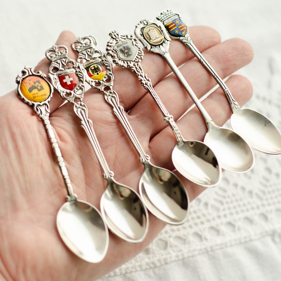 Collectible Spoons From Europe and New Zealand: Vintage Souvenirs From ...