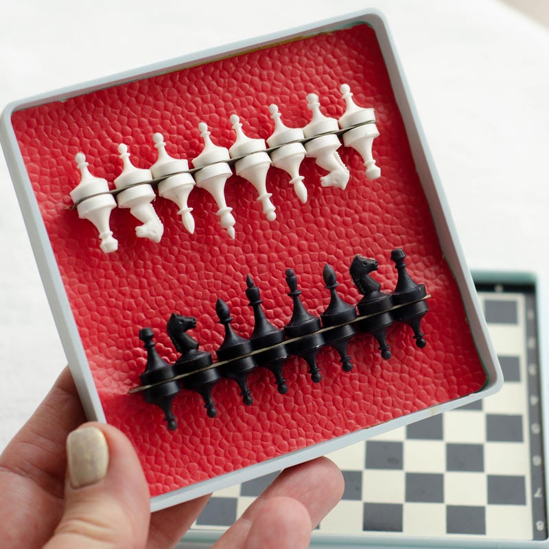 Pocket Chess Set Antique - Etsy UK