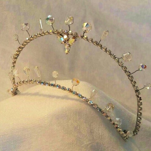 Rhinestone Tiara Custom Made to Order - Etsy