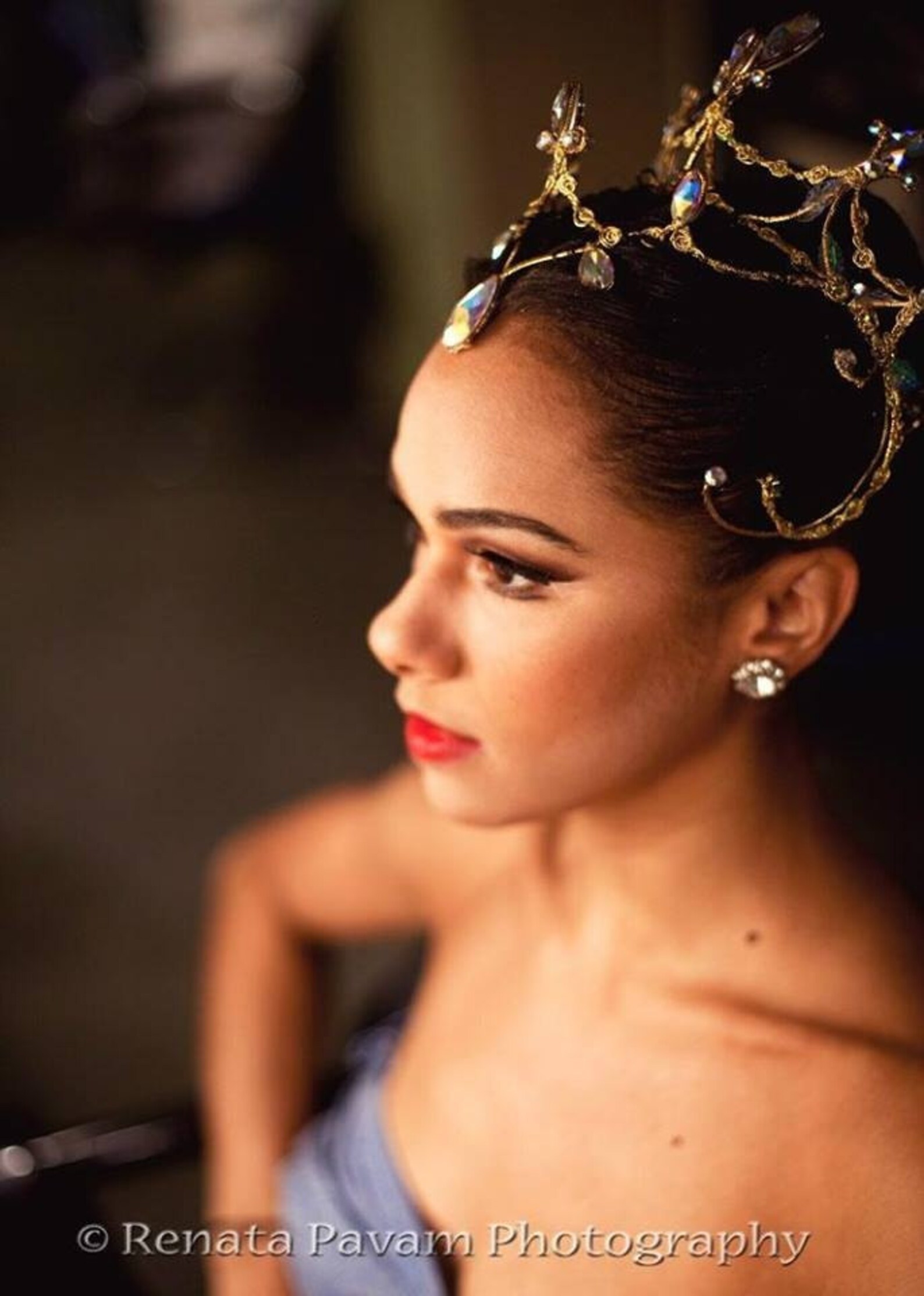 Rhinestone Ballet Tiara --made-to-order Headpiece-- Dryad Queen - Etsy