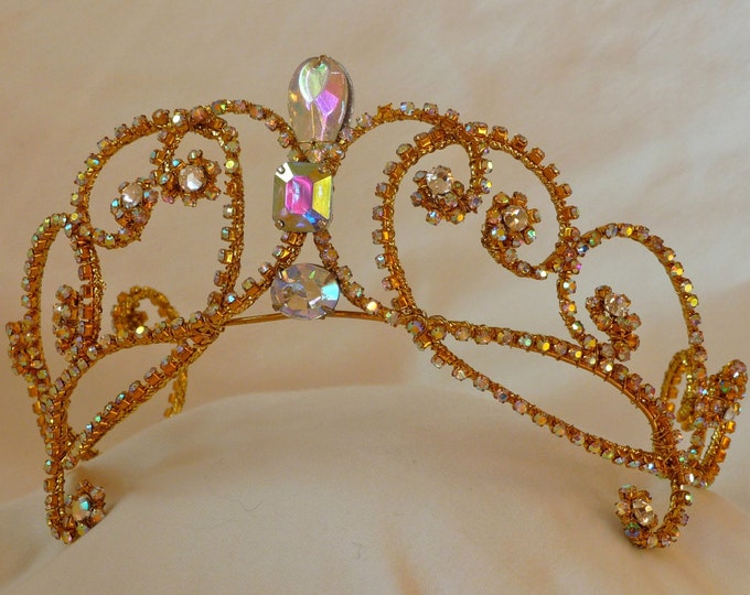 Rhinestone Tiara ready to Ship - Etsy