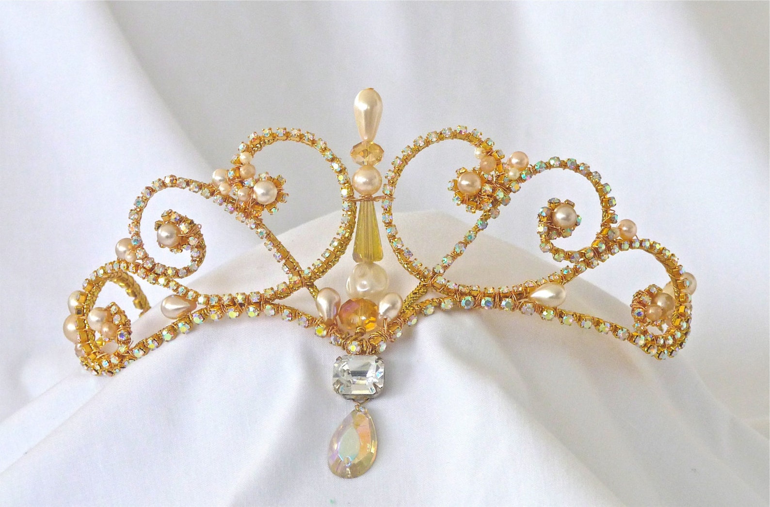 Rhinestone Tiara Custom Made to Order - Etsy