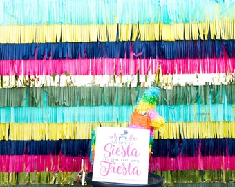 Fiesta Fringe Backdrop - Etsy