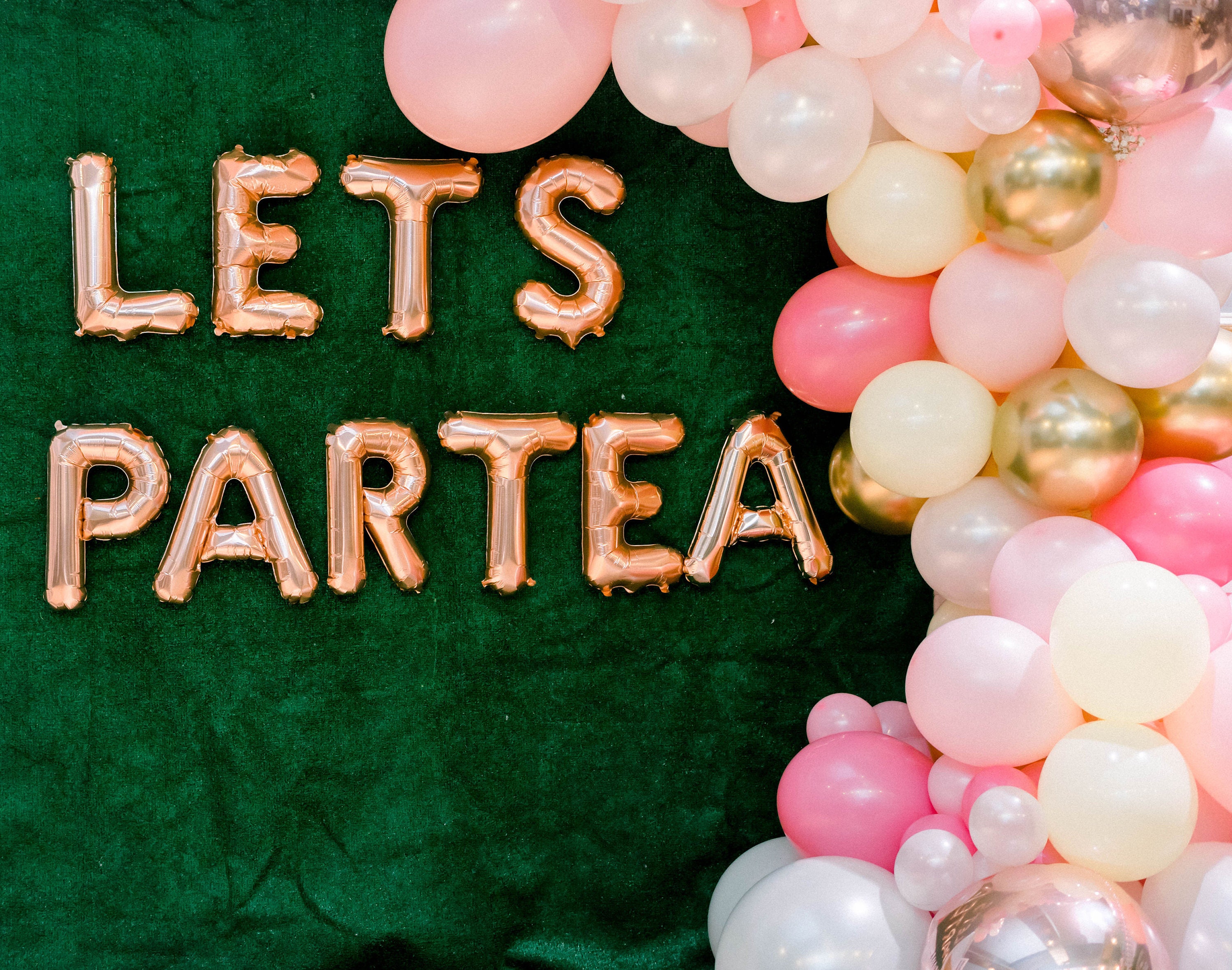 Lets Partea Balloon Banner Tea for Two Birthday Party | Etsy